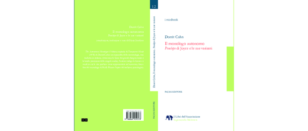(PDF) Dorrit Cohn, Il monologo autonomo. «Penelope» di Joyce e le sue ...