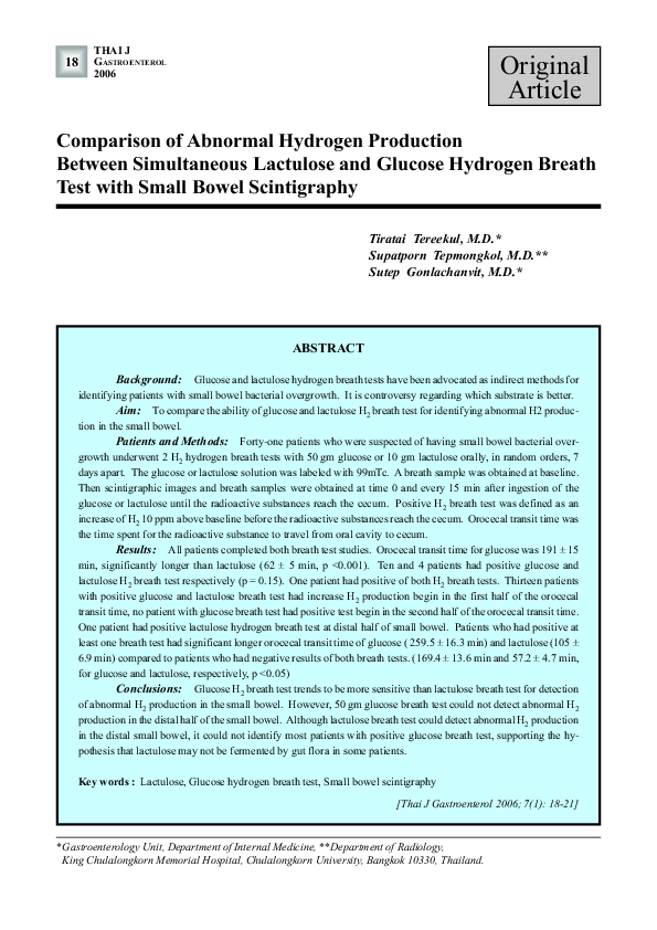 (PDF) Comparison of Abnormal Hydrogen Production Between Simultaneous ...