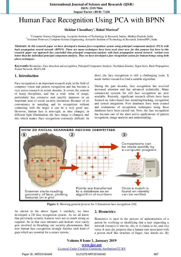 (PDF) Human Face Recognition Using PCA with BPNN