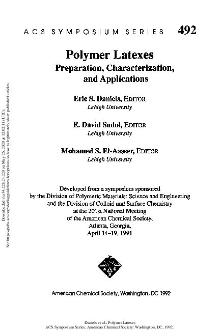 (PDF) Polymer Latexes