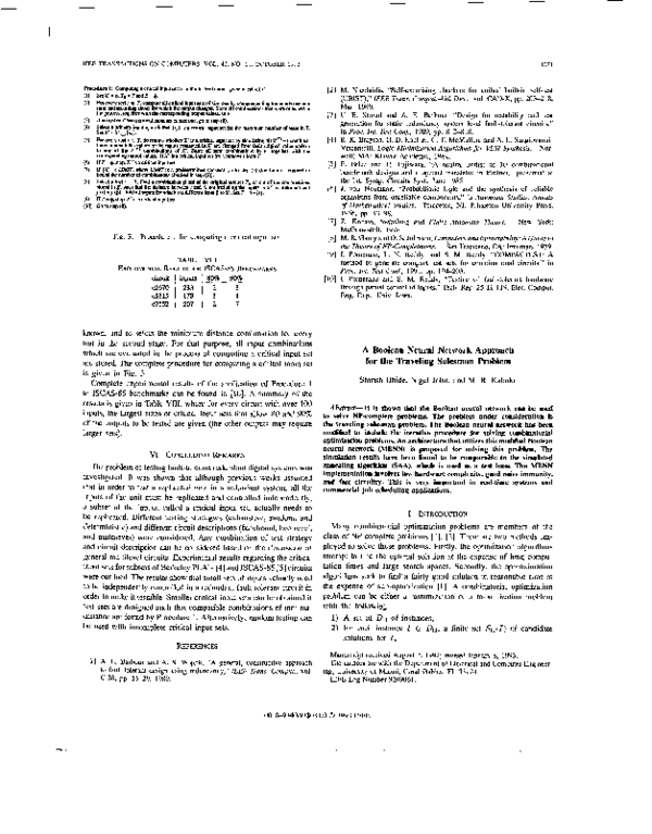 Pdf A Boolean Neural Network Approach For The Traveling Salesman Problem 0591