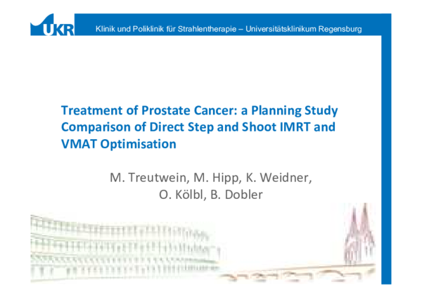 (PDF) Comparing IMRT and VMAT for Prostate Cancer