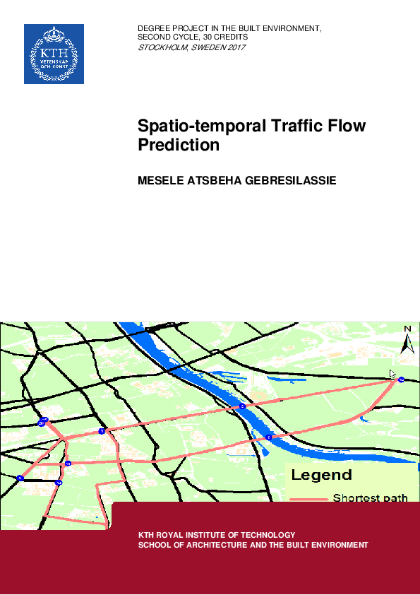 (PDF) Spatio-temporal Traffic Flow Prediction