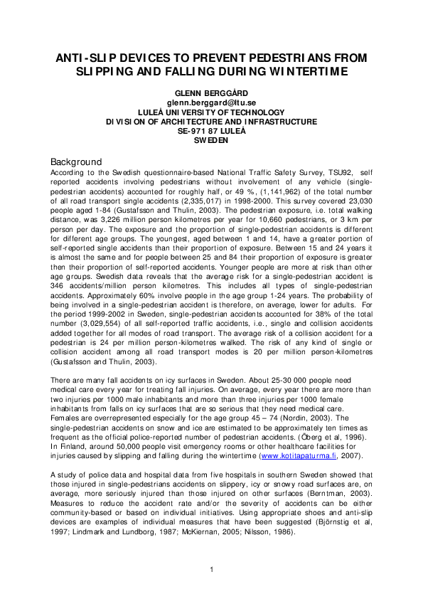 (PDF) Anti-slip devices to prevent pedestrians from slipping and ...