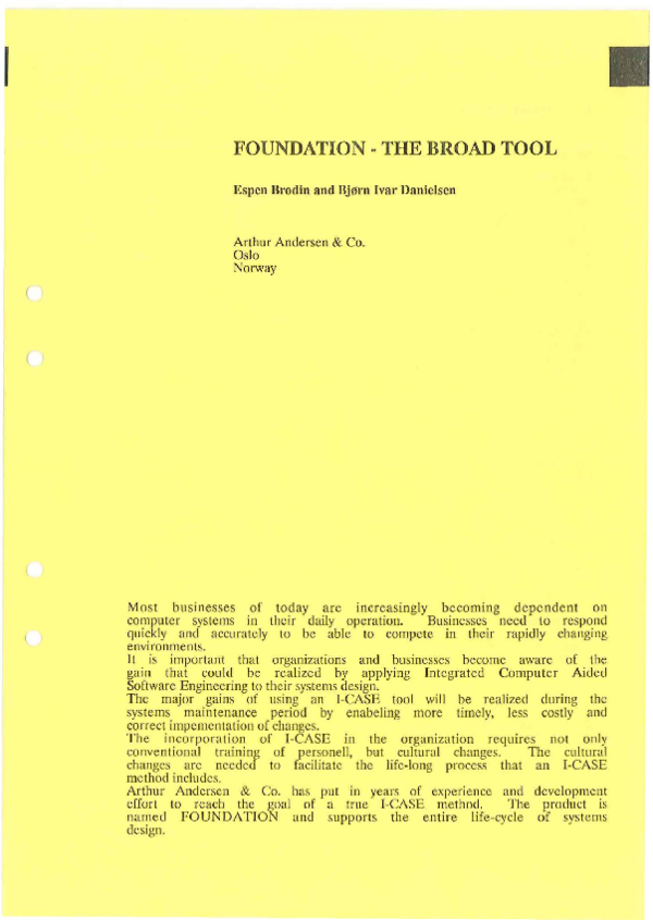 (PDF) Foundation - The Broad Tool