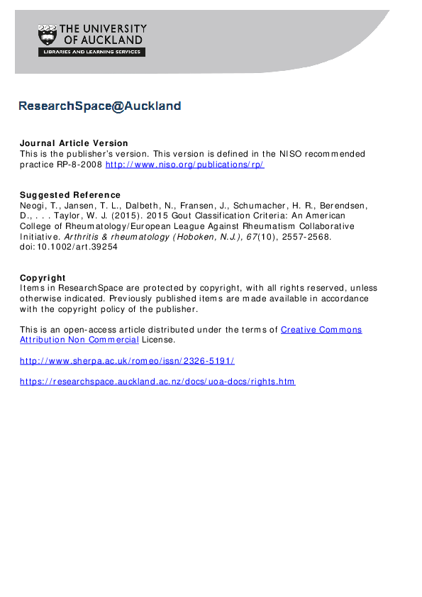 (PDF) 2013 classification criteria for systemic sclerosis: an American ...