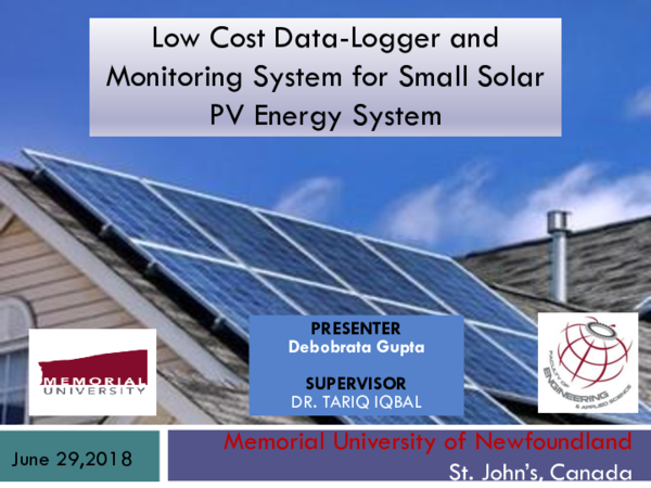 Pdf Low Cost Data Logger And Monitoring System For A Small Solar Pv