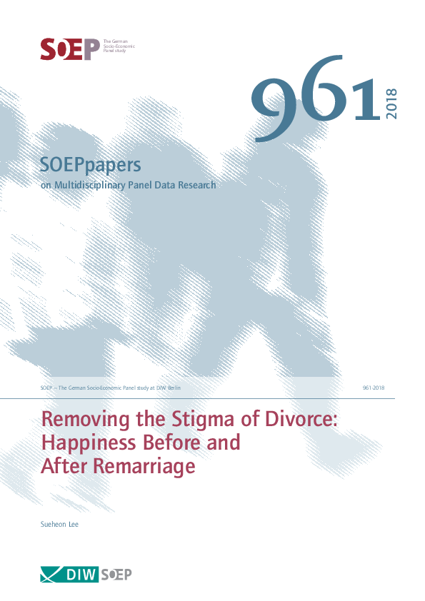 (PDF) Removing the Stigma of Divorce: Happiness before and after Remarriage