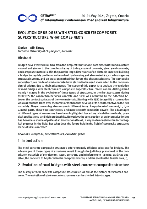 (PDF) Evolution of bridges with steel-concrete composite superstructure ...