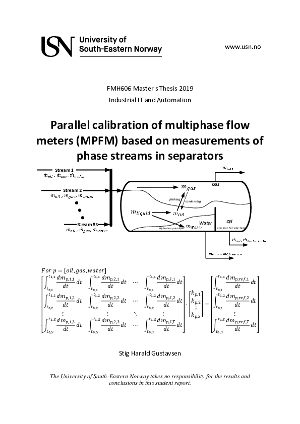 (PDF) Parallel calibration of multiphase flow meters (MPFM) based on ...