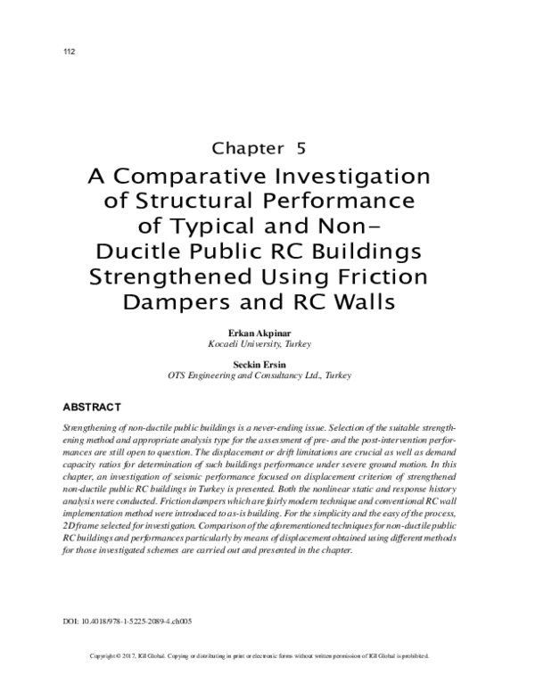 (PDF) A Comparative Investigation of Structural Performance of Typical ...