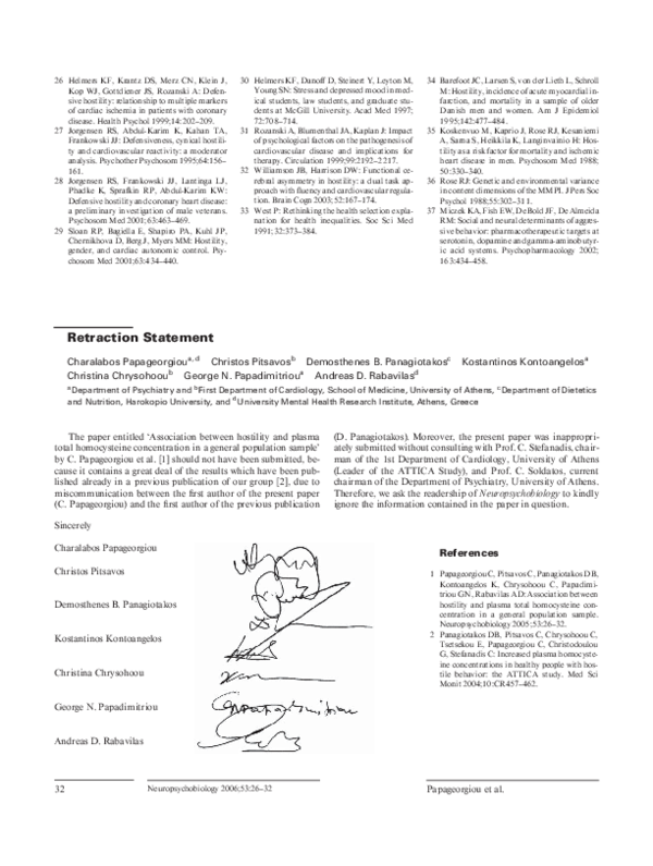 (PDF) Retraction Statement | christina chrysohoou - Academia.edu