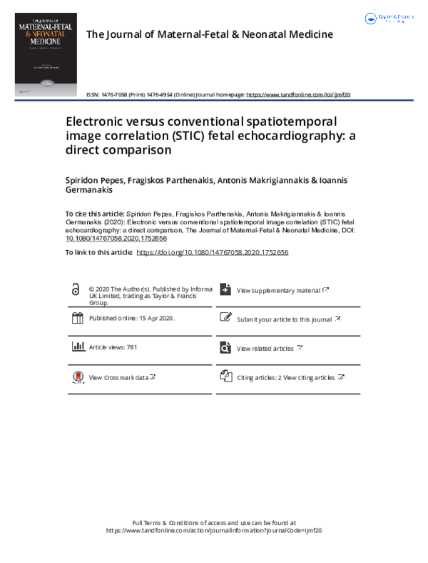 (PDF) Electronic versus conventional spatiotemporal image correlation ...