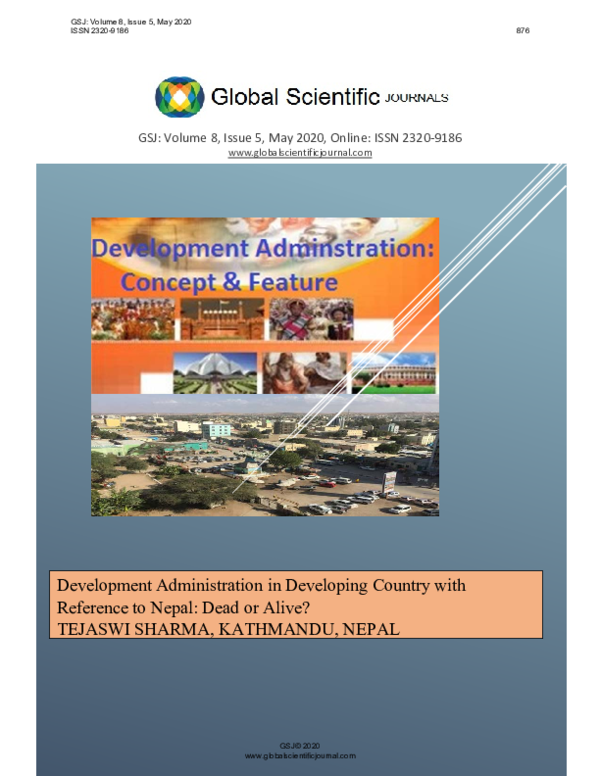 (PDF) Development Administration in Developing Country with Reference ...