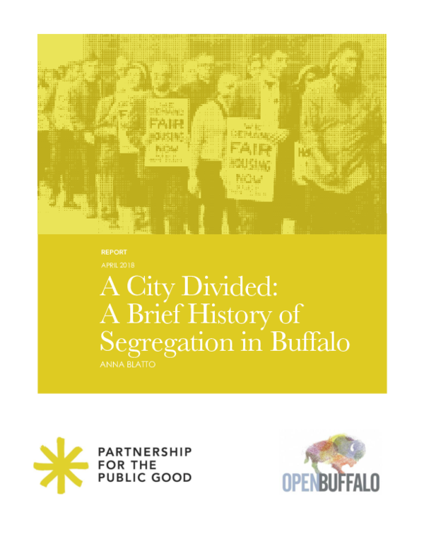 (PDF) A City Divided: A Brief History of Segregation in Buffalo