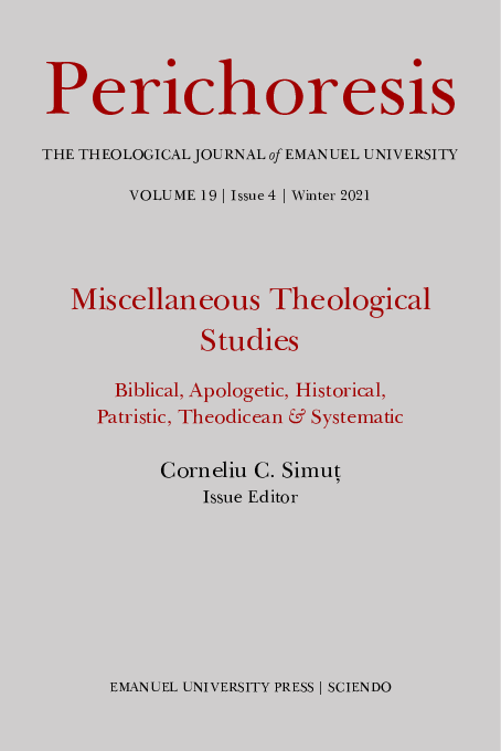 (PDF) Perichoresis 19.4 (2021)