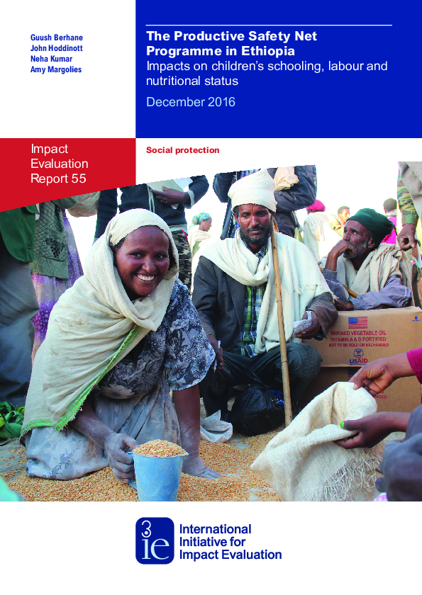 (PDF) The Productive Safety Net Programme in Ethiopia: impacts on ...