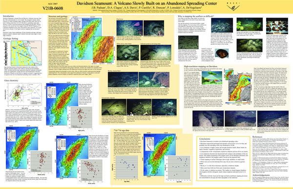 (PDF) Davidson Seamount: A Volcano Slowly Built on an Abandoned ...