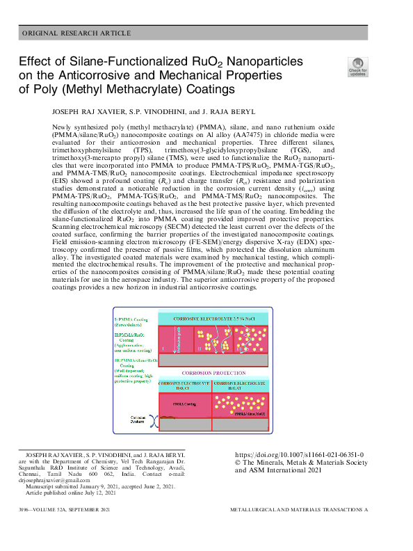 (PDF) Effect of Silane-Functionalized RuO2 Nanoparticles on the ...