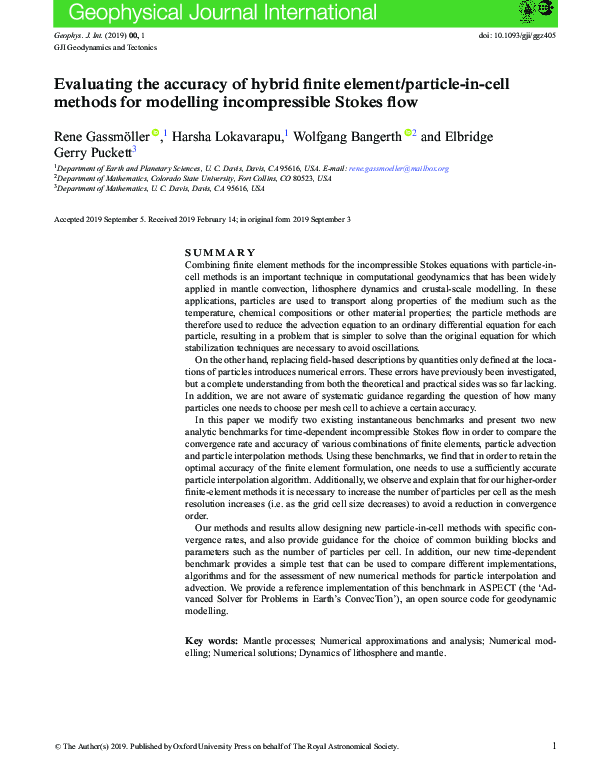 (PDF) Evaluating the accuracy of hybrid finite element/particle-in-cell methods for modelling ...