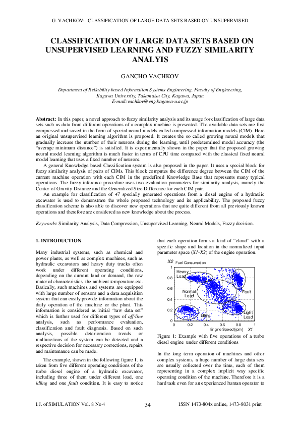 (PDF) Classification of Large Data Sets Based on Unsupervised Learning and Fuzzy Similarity ...