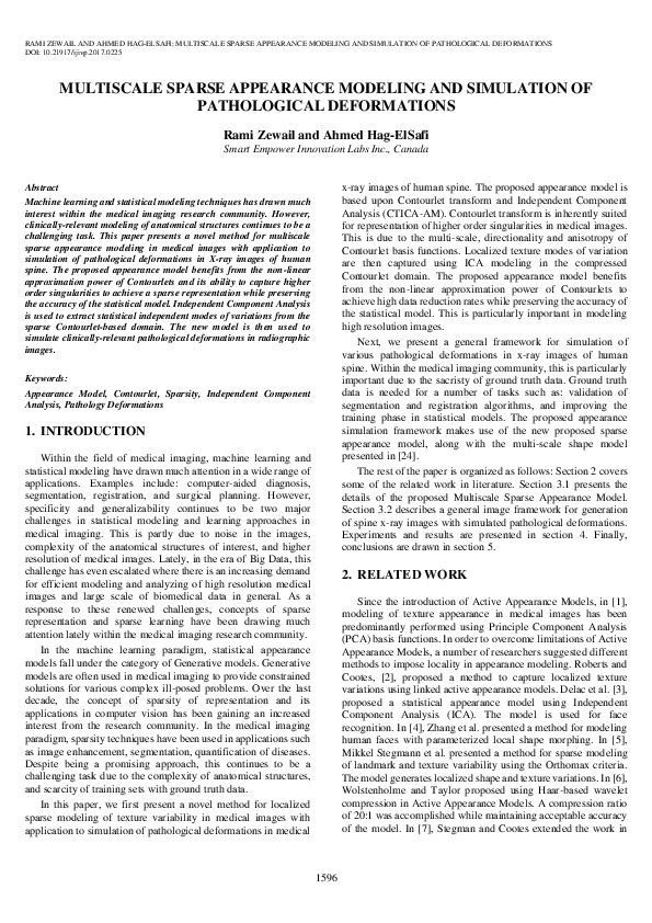 (PDF) Multiscale Sparse Appearance Modeling and Simulation of Pathological Deformations | Rami ...