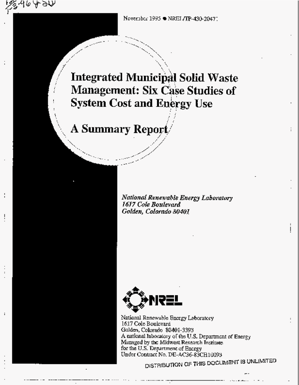 (PDF) Integrated Municipal Solid Waste Management System