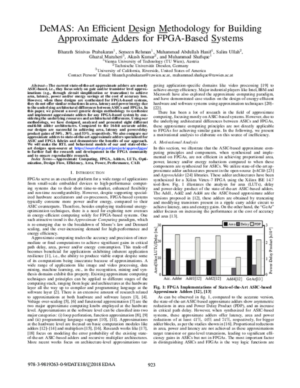 Pdf Demas An Efficient Design Methodology For Building Approximate