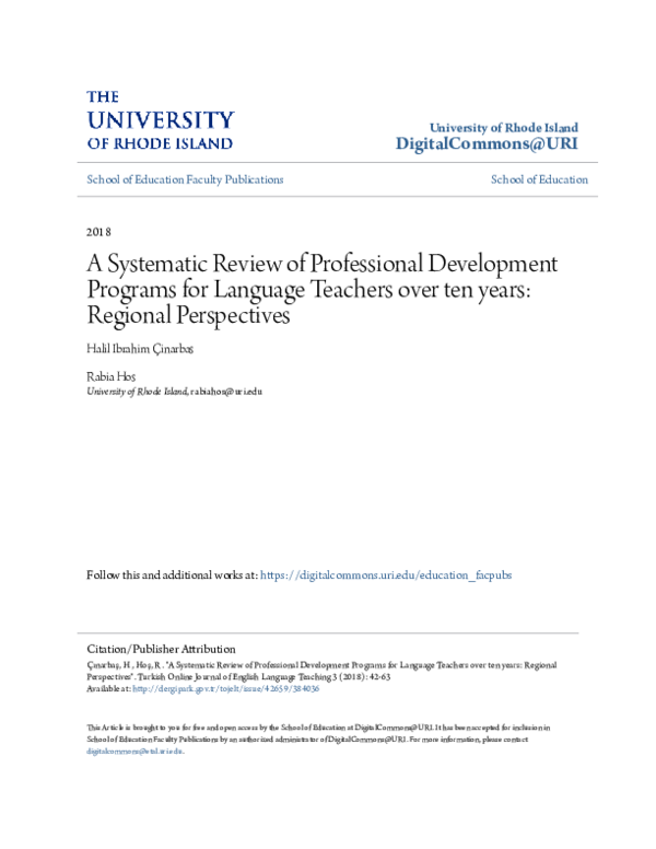 PDF A Systematic Review Of Professional Development Programs For pdf-a-systematic-review-of-professional-development-programs-for