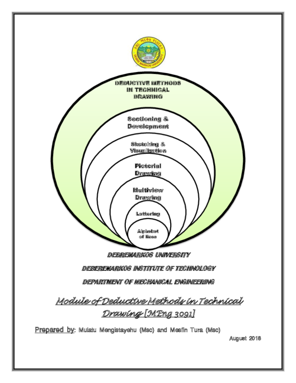 (PDF) Deductive Methods in Technical Drawing