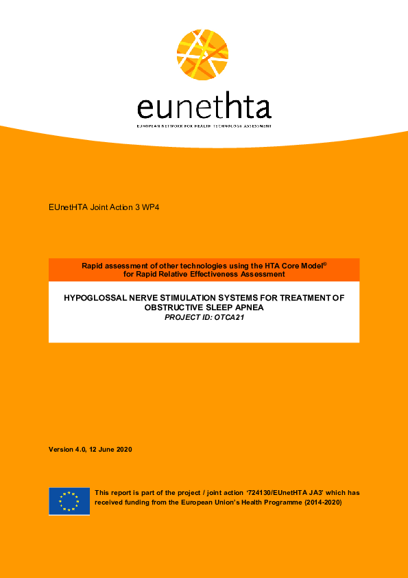 (PDF) Rapid assessment of other technologies using the HTA Core Model ...