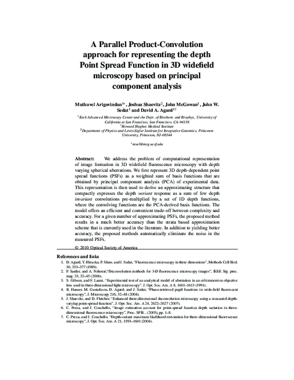 (PDF) A Parallel Product-Convolution approach for representing the ...