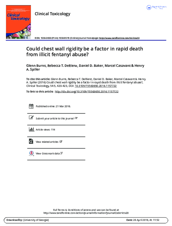 (PDF) Could chest wall rigidity be a factor in rapid death from illicit ...