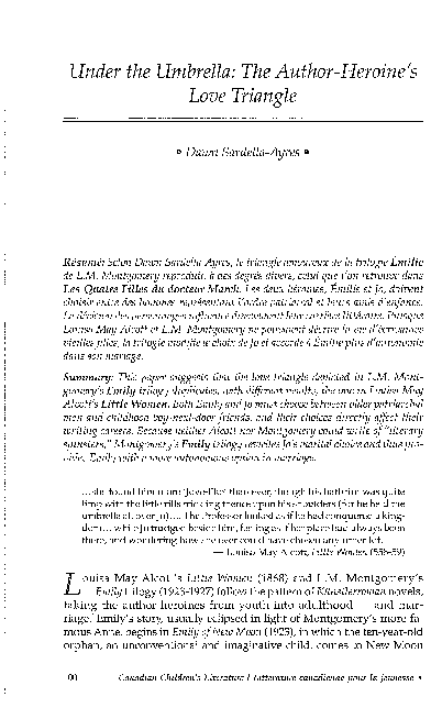 (PDF) Under the Umbrella: The Author-Heroine's Love Triangle