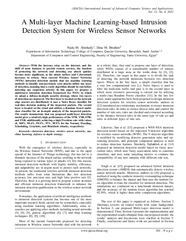 (PDF) A Multi-layer Machine Learning-based Intrusion Detection System ...