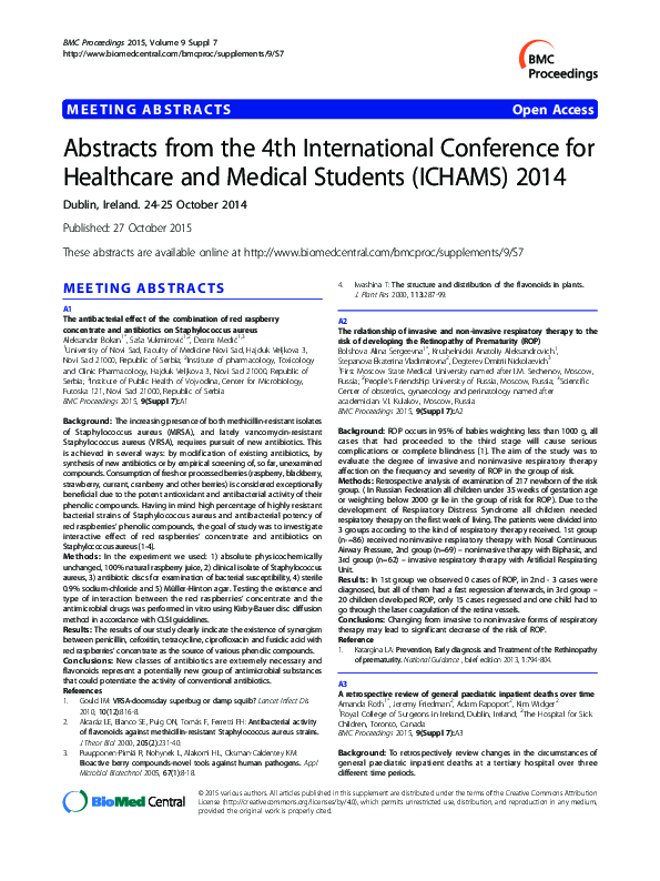 (PDF) Abstracts from the 4th International Conference for Healthcare ...