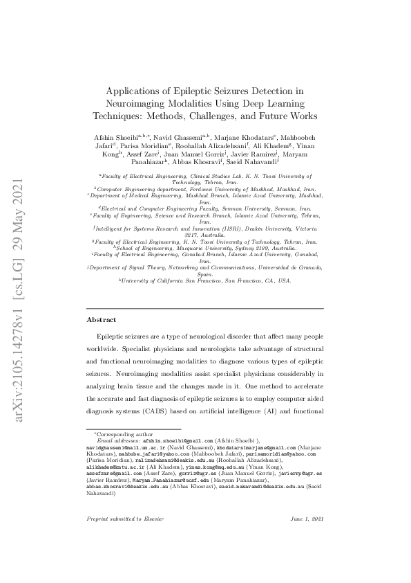 (PDF) Applications of Epileptic Seizures Detection in Neuroimaging ...