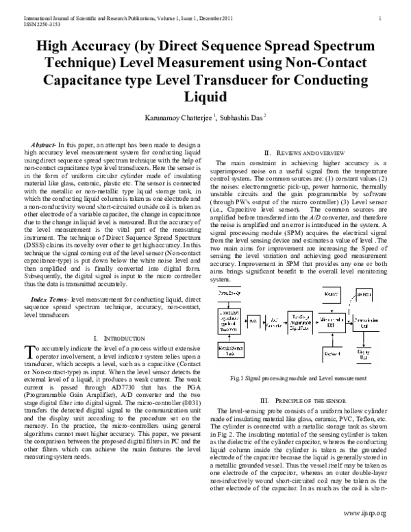 (PDF) High Accuracy (by Direct Sequence Spread Spectrum Technique ...