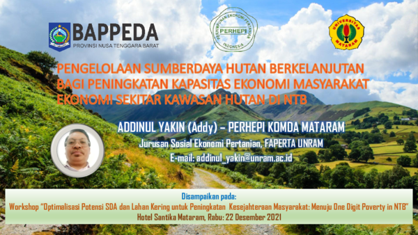 (PDF) PENGELOLAAN SUMBERDAYA HUTAN BERKELANJUTAN BAGI PENINGKATAN ... (PDF) PENGELOLAAN SUMBERDAYA HUTAN BERKELANJUTAN BAGI PENINGKATAN ...