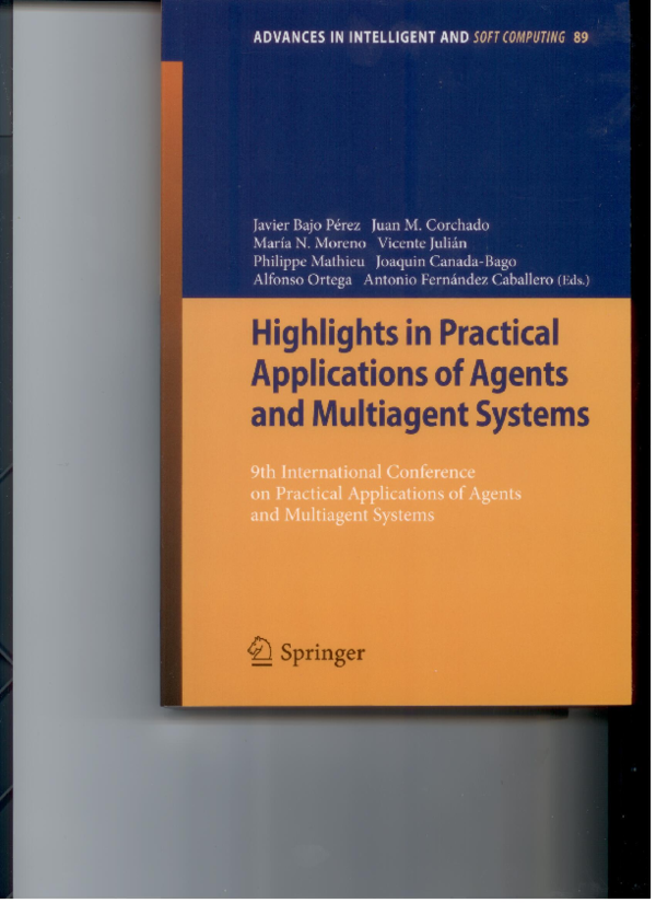 (PDF) Highlights on Practical Applications of Agents and Multi-Agent ...