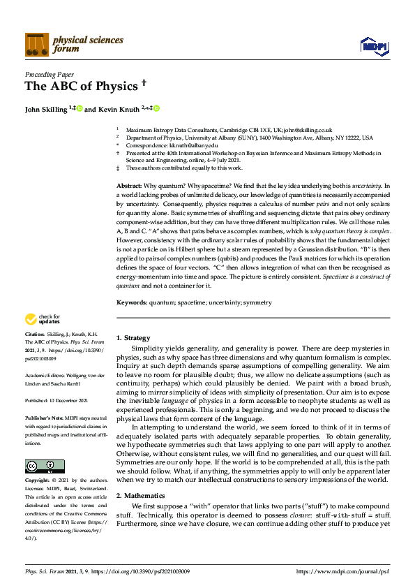 (PDF) The ABC of Physics