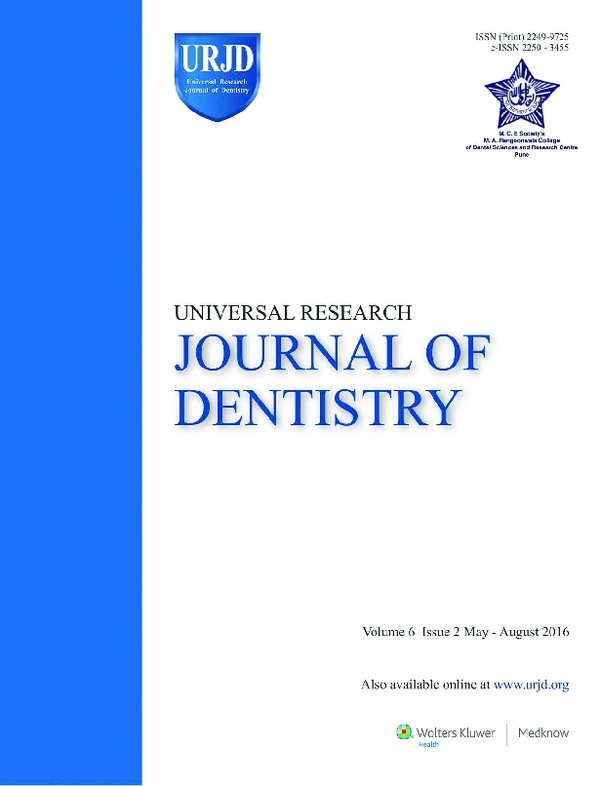 (PDF) Altered passive eruption treated with external and internal bevel ...