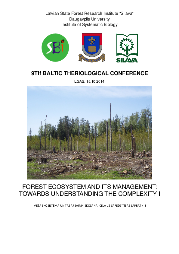 (PDF) Forest Ecosystem and Its Management: Towards Understanding the ...