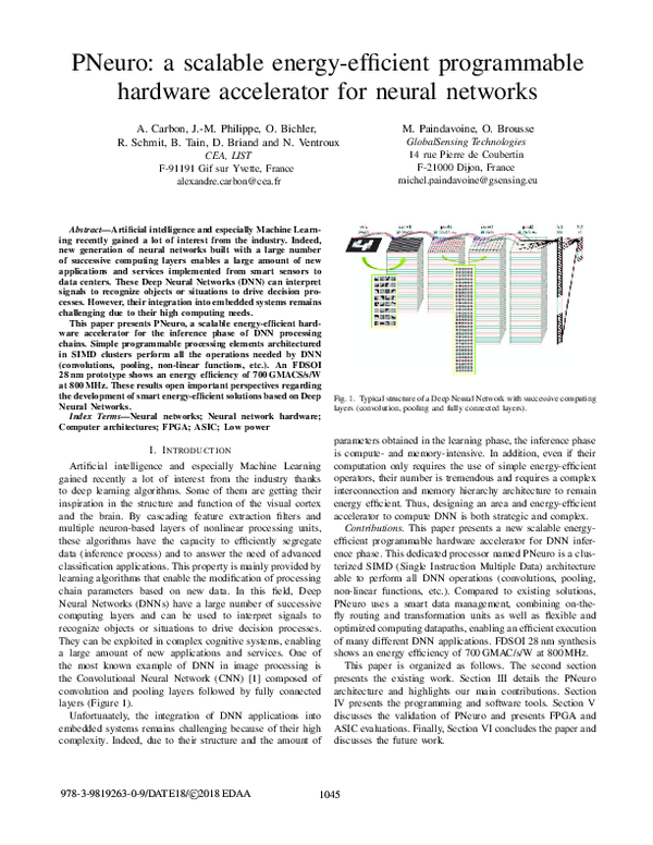 (PDF) PNeuro: A scalable energy-efficient programmable hardware ... (PDF) PNeuro: A scalable energy-efficient programmable hardware ...