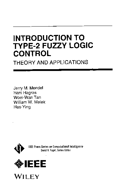 (PDF) Introduction to Type-2 Fuzzy Logic Control | Oscar Castillo - Academia.edu