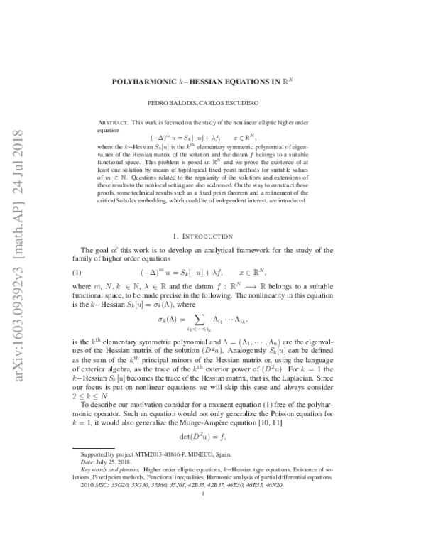 (PDF) Polyharmonic $k-$Hessian equations in $\mathbb{R}^N$ | Pedro Balodis - Academia.edu
