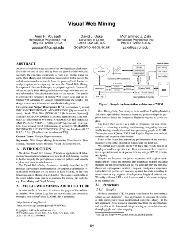 (PDF) Visual web mining