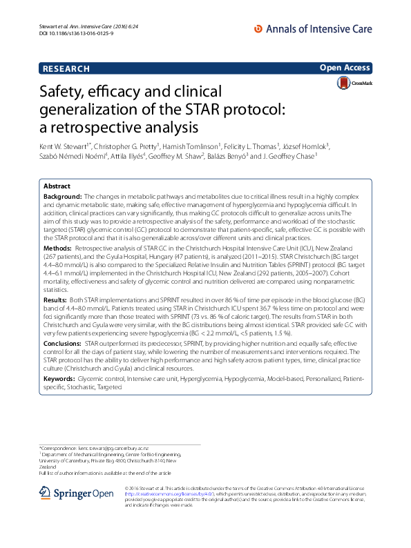 (PDF) Safety, efficacy and clinical generalization of the STAR protocol ...