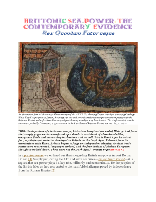 (PDF) BRITTONIC SEA-POWER: THE CONTEMPORARY EVIDENCE