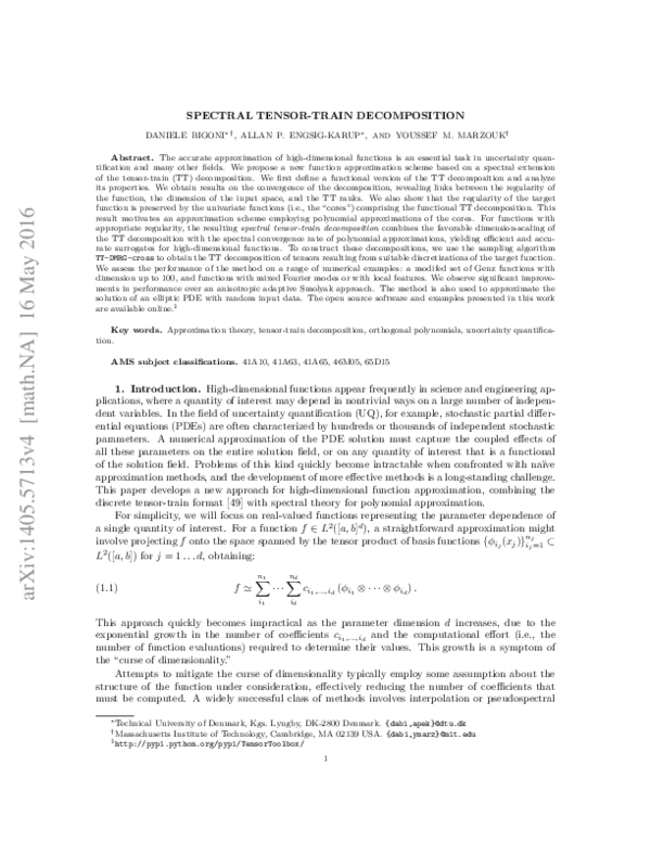(PDF) Spectral tensor-train decomposition | Allan Engsig-Karup ...